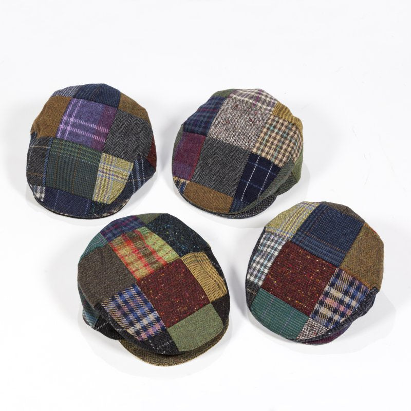 Tweed Cap - Donegal Patchwork Cap - The Irish Shop